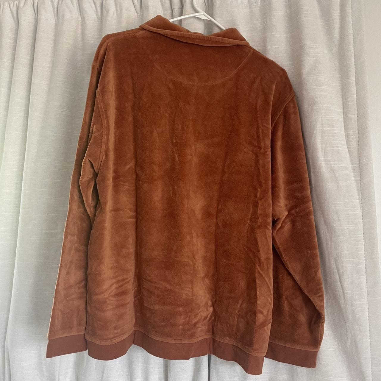 Fuzzy Button Up ₊˚⊹ ★ •Item Description: Fuzzy... - Depop