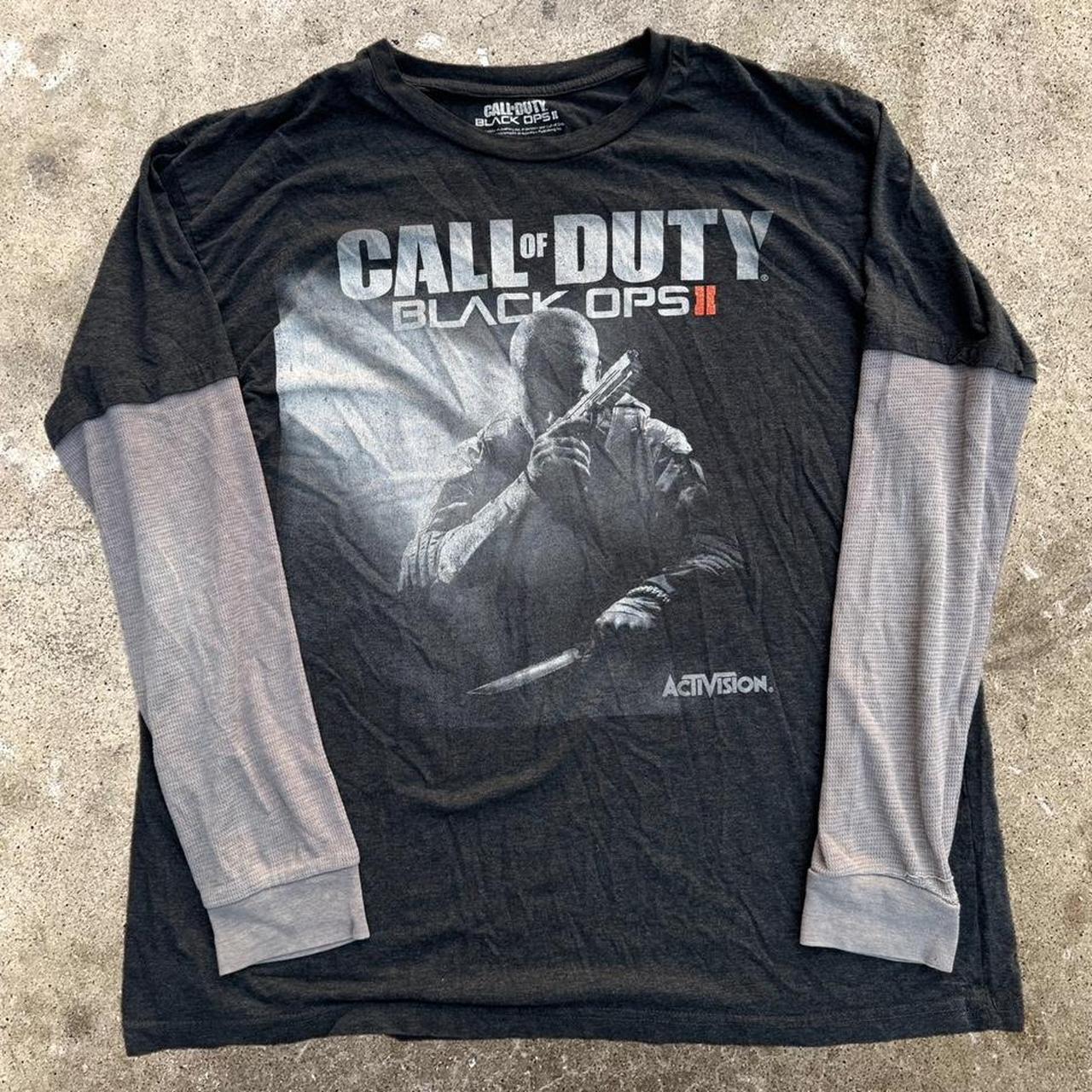 Black ops 2, 2000s layered long sleeve. Good... - Depop