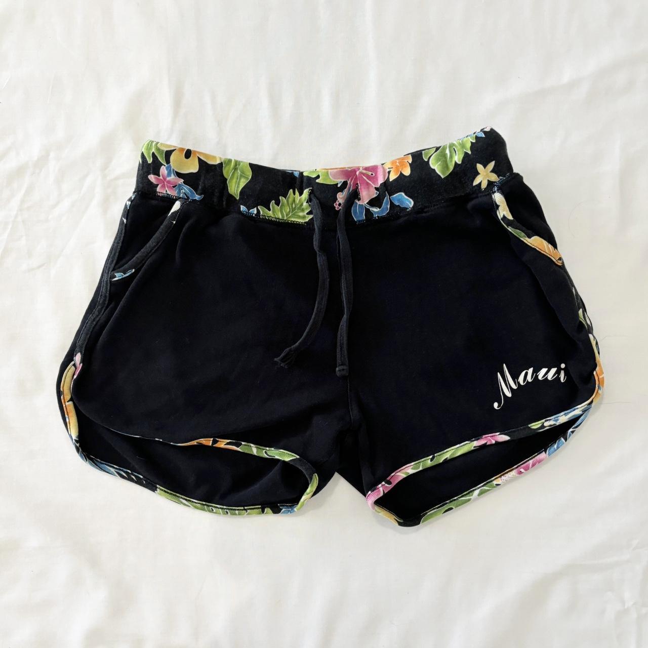 MAUI BOOTY SHORTS cute black maui booty shorts!... - Depop