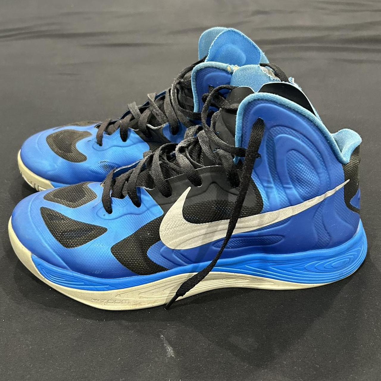 Nike Hyperfuse Blue Worn, some rips visible in photos - Depop