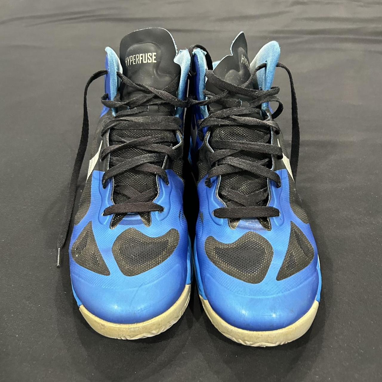 Nike Hyperfuse Blue Worn, some rips visible in photos - Depop