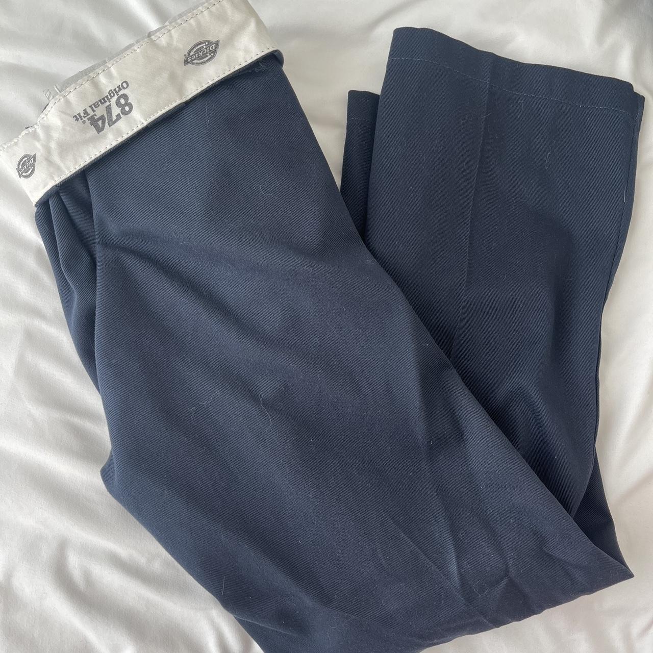 Navy dickies fits like a women’s small #dickies... - Depop