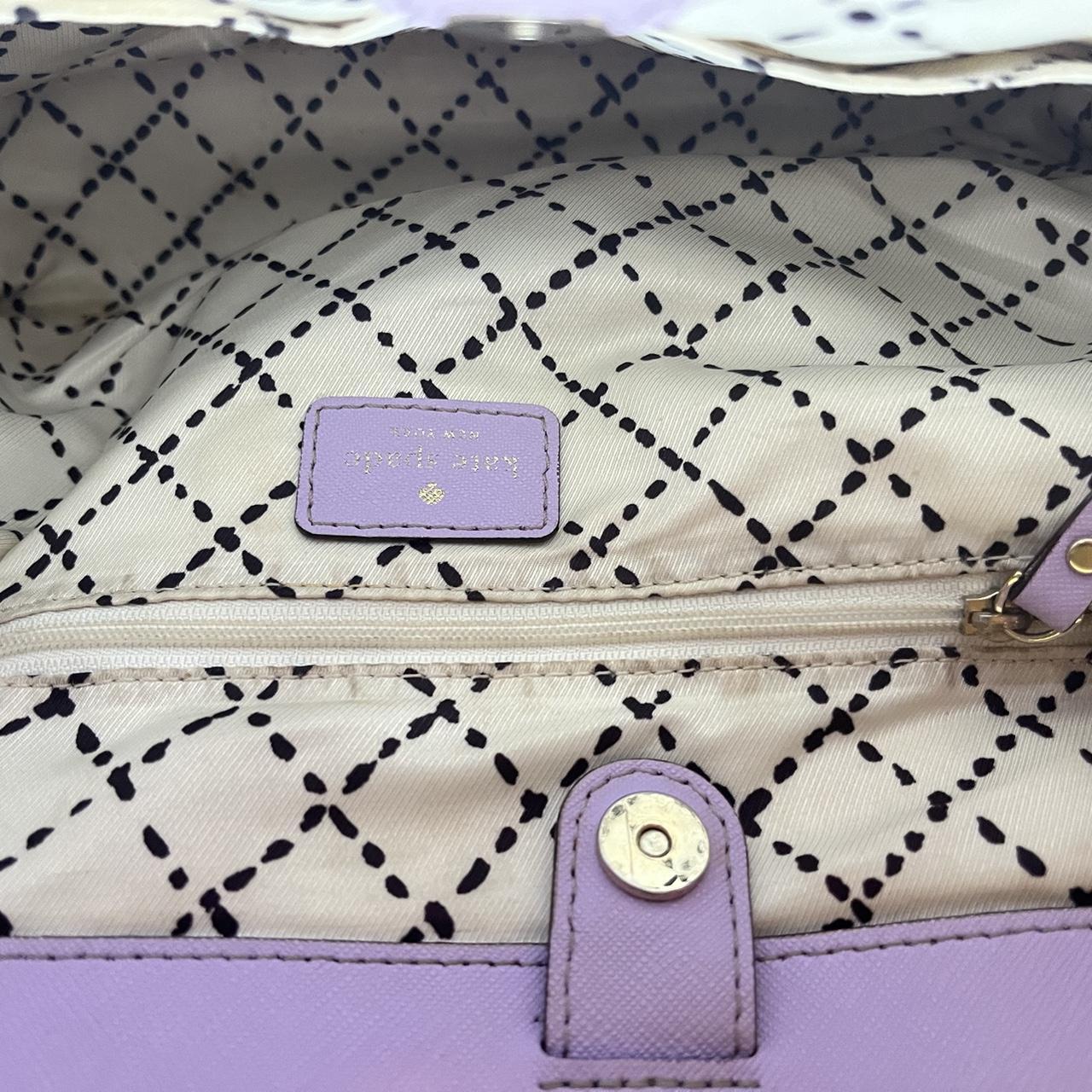 Lilac Kate Spade New York leather cross body bag &... - Depop