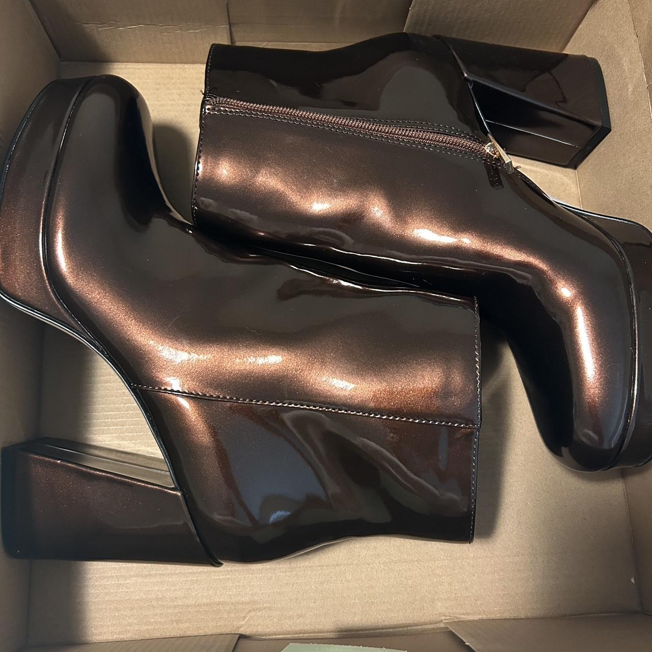 Jessica Simpson chocolate brown platform... - Depop