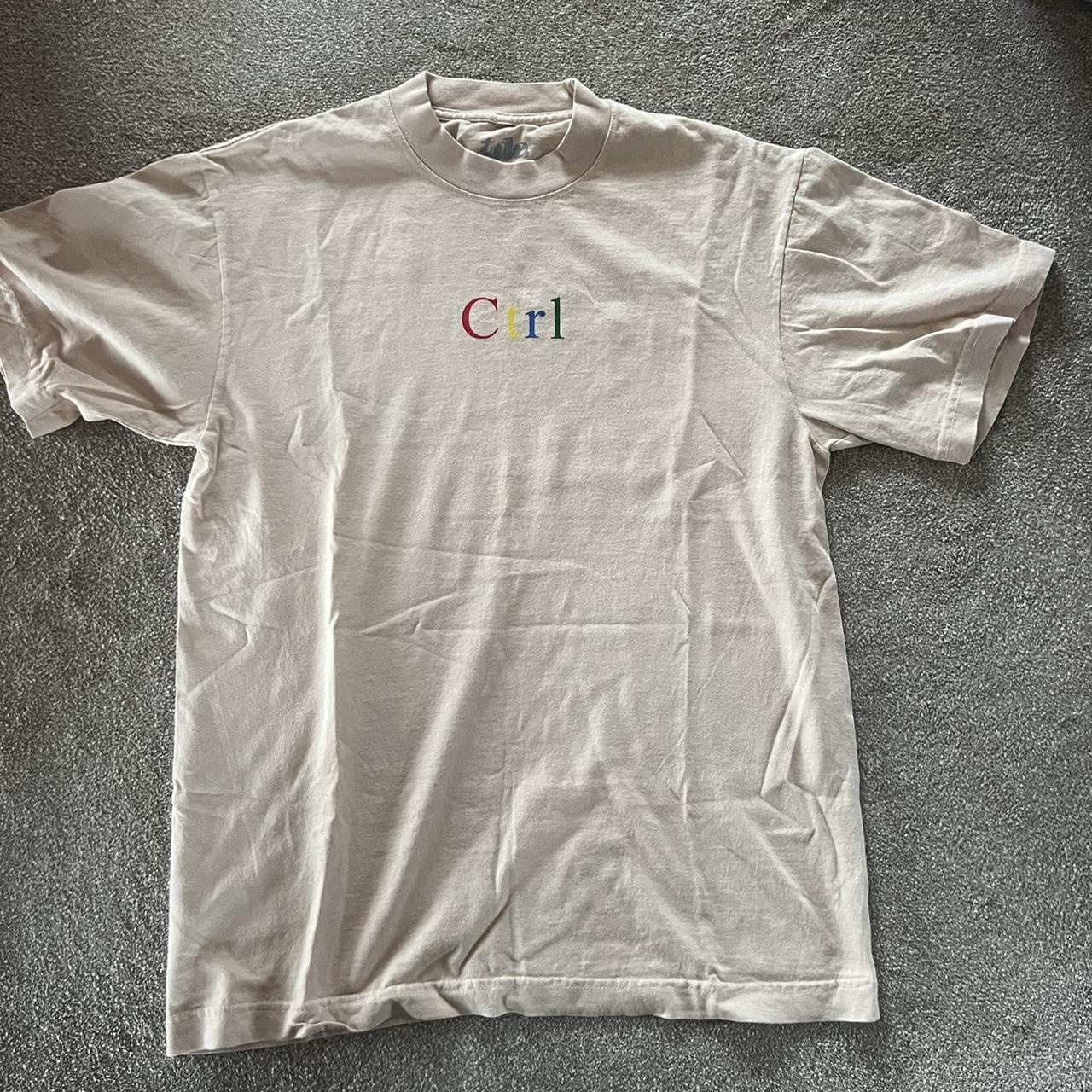 SZA CTRL 5th year anniversary merch cream tshirt in... - Depop