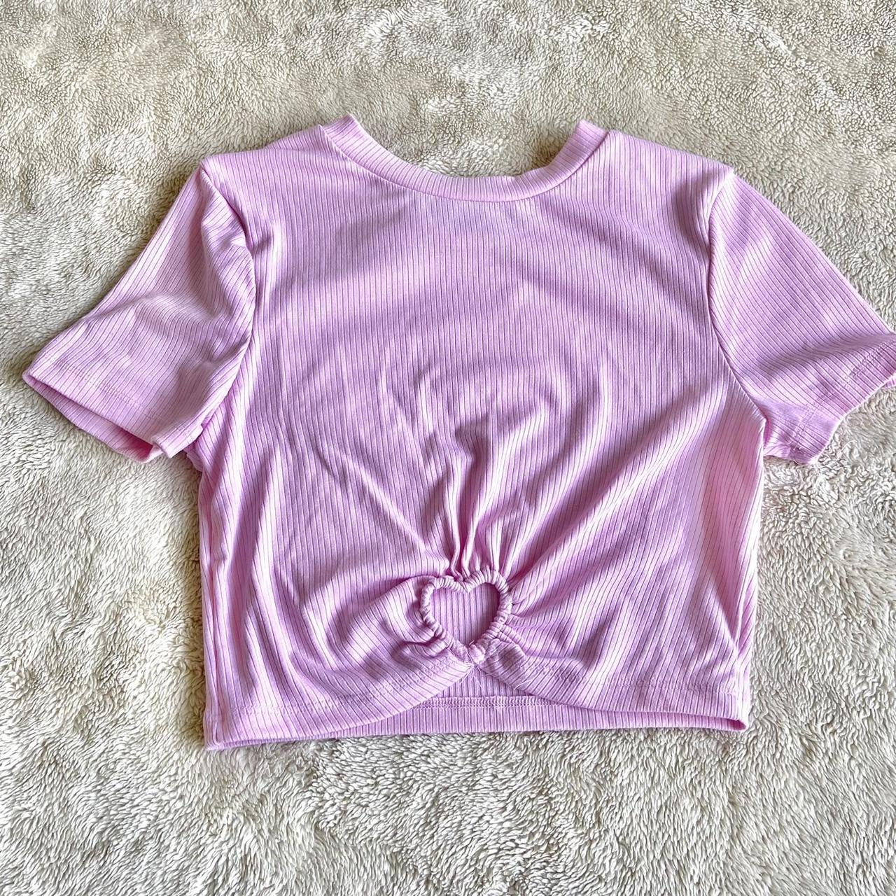 Pink crop top // please message before buying... - Depop