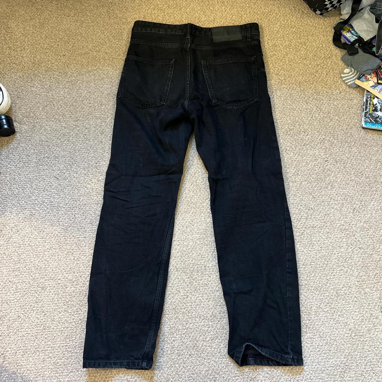 Bershka baggy jeans Creases can be ironed out Very... - Depop