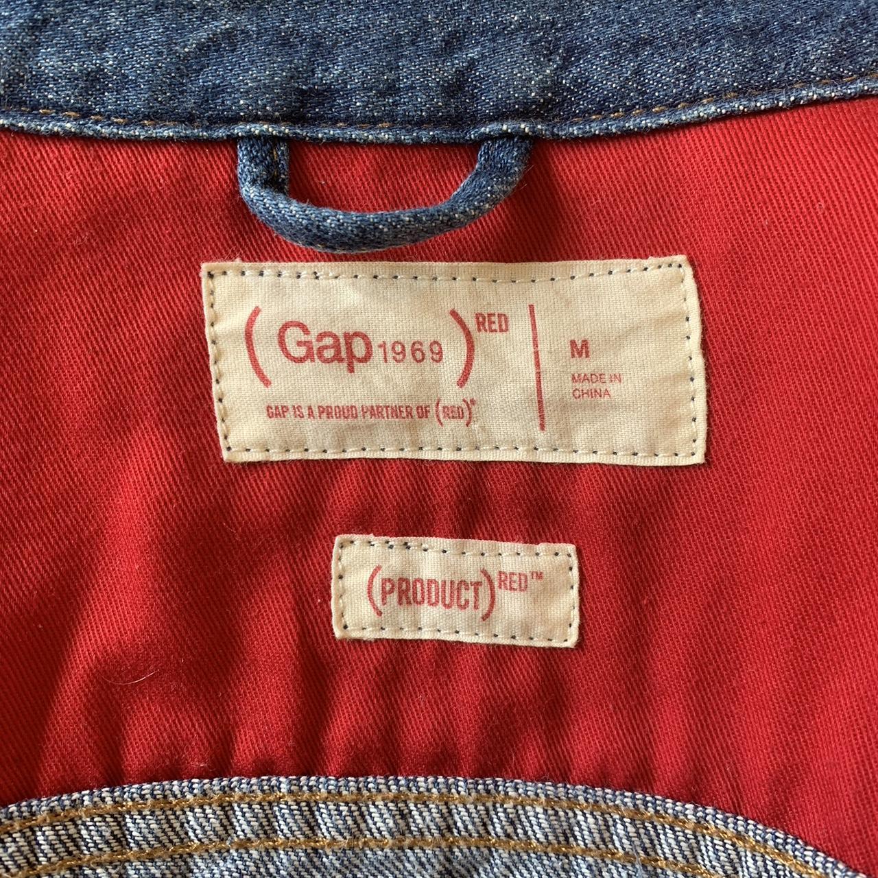 Gap Blue Denim Jacket Size Medium Depop