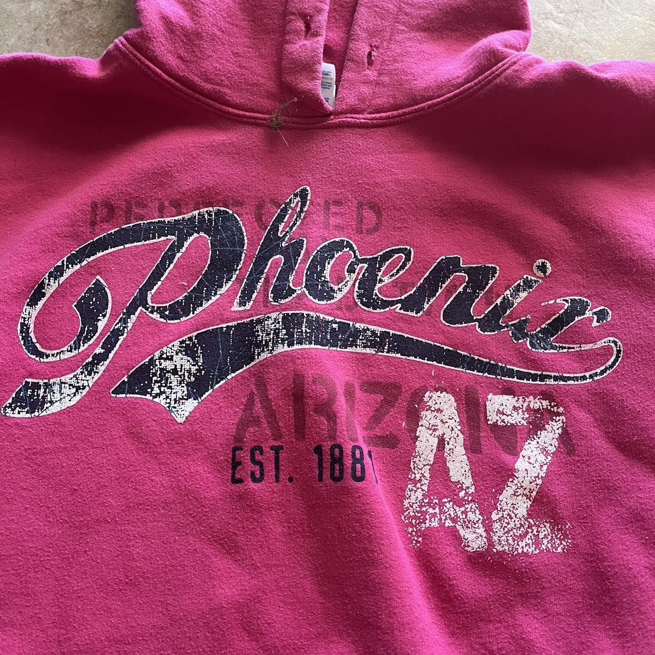 Vintage Y2K Hot Pink Phoenix AZ Hoodie #vintage... - Depop