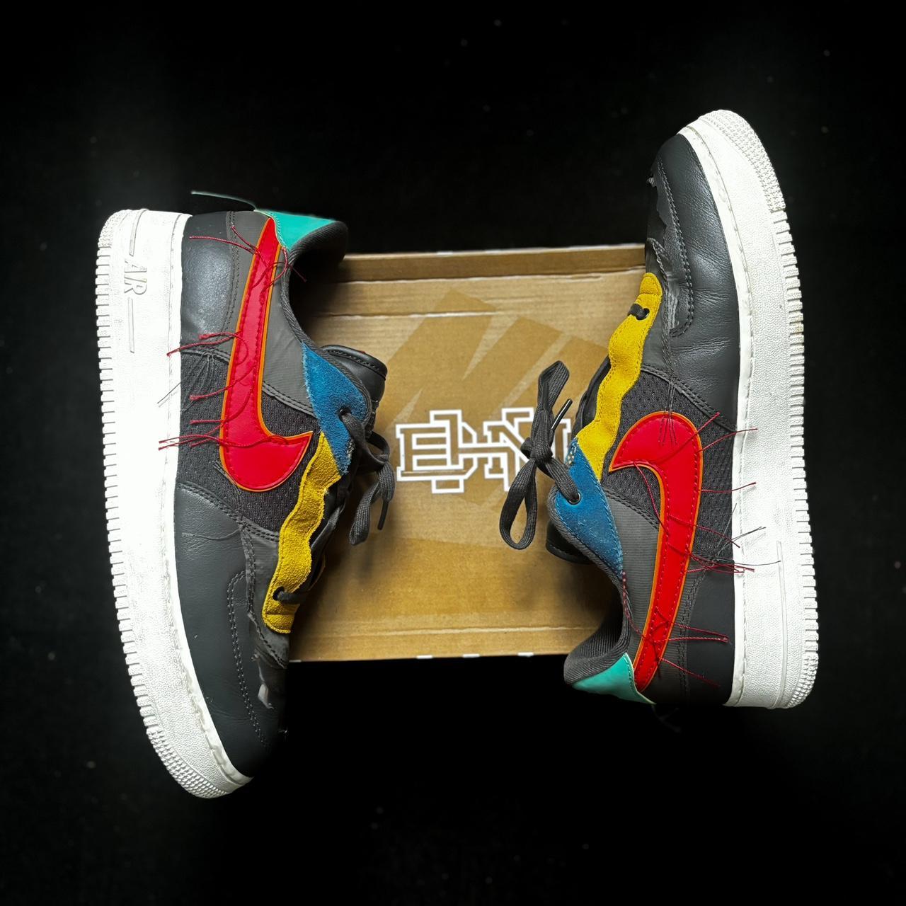 BHM Nike AF1s Color-Mix Color Size-12 - Depop