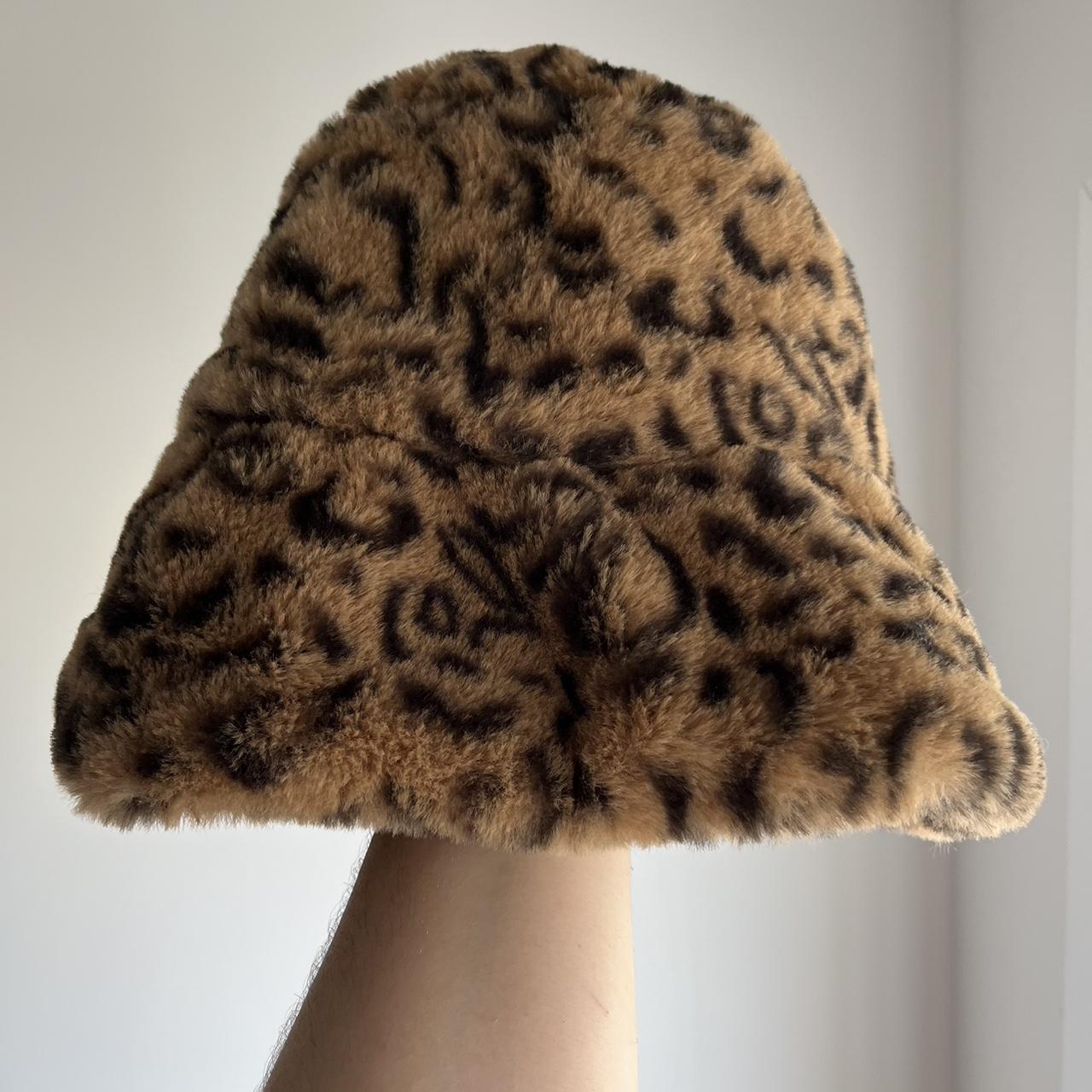 Juicy couture leopard winter fluffy hat Warm cozy... - Depop