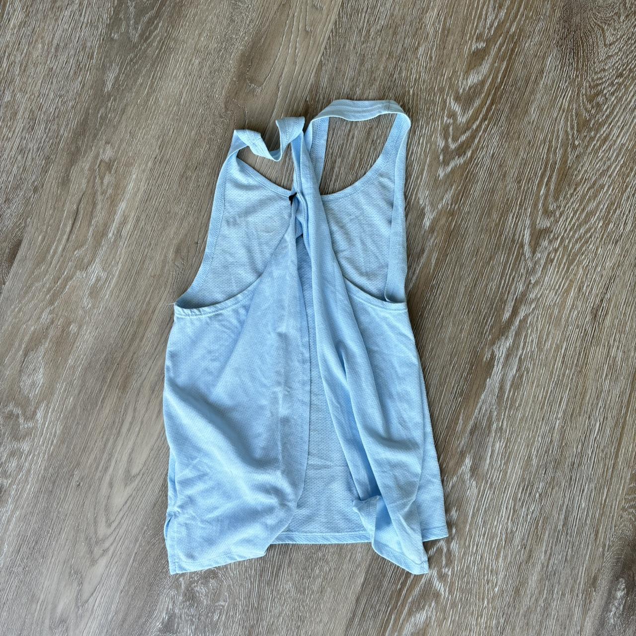 Nike running singlet blue Size 8 Perfect condition - Depop