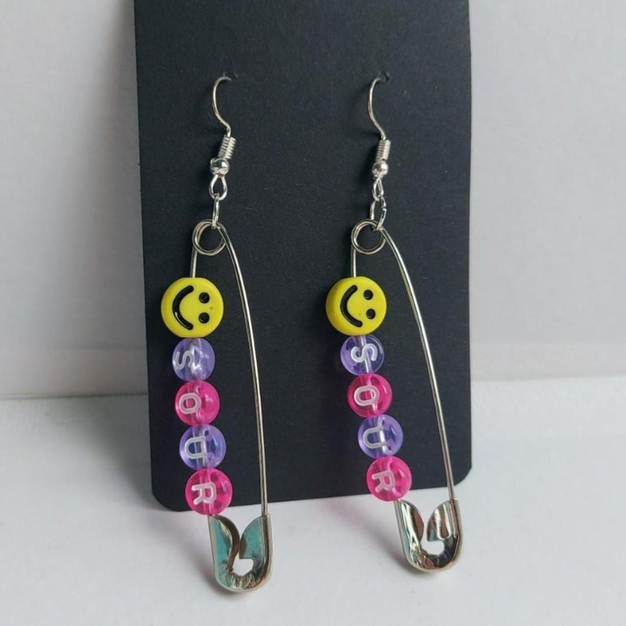 Olivia Rodrigo inspired handmade safety pin... - Depop