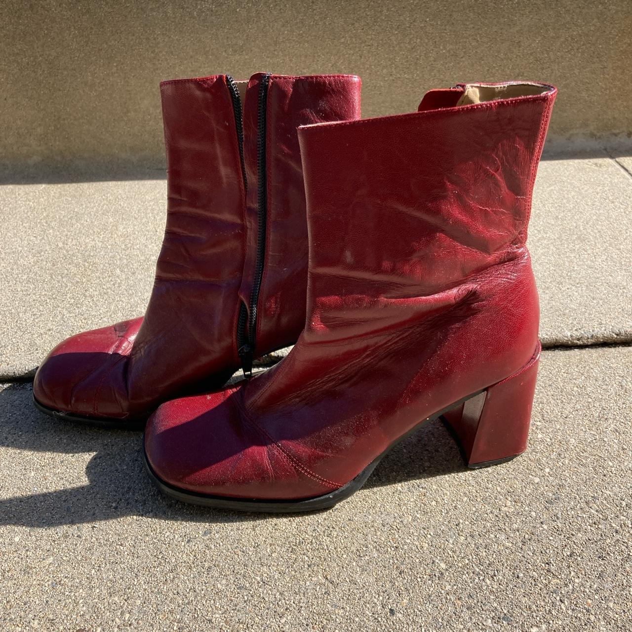 ALDO Women's Red Boots | Depop