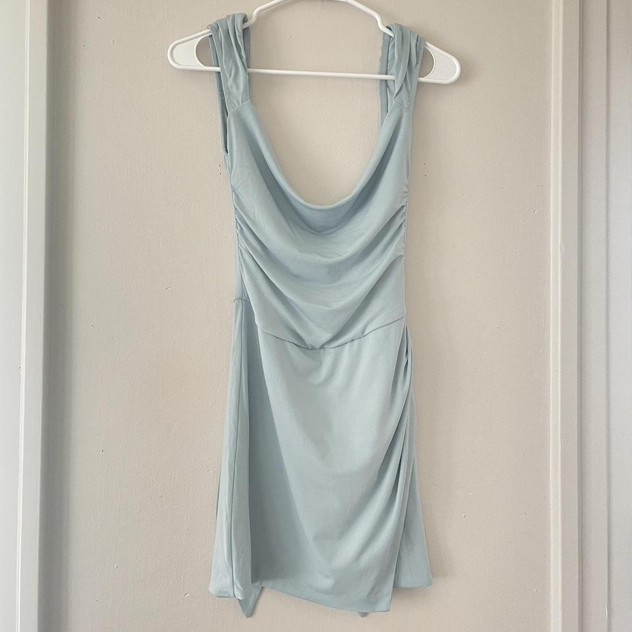 Blue tiger mist dress -super comfy and... - Depop