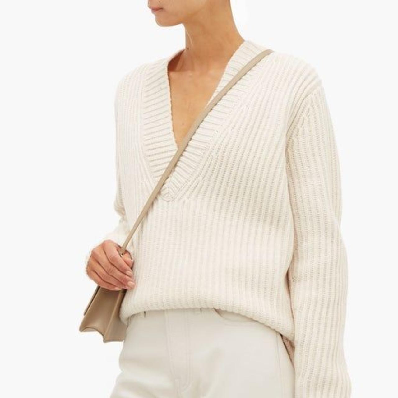 "Keborah" v-neck sweater from Acne Studios Heavy... - Depop