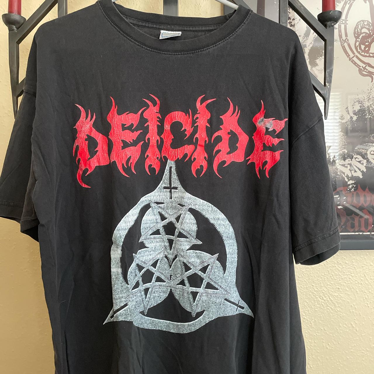 Deicide “Once Upon the Cross” 2000’s era shirt.... | Depop