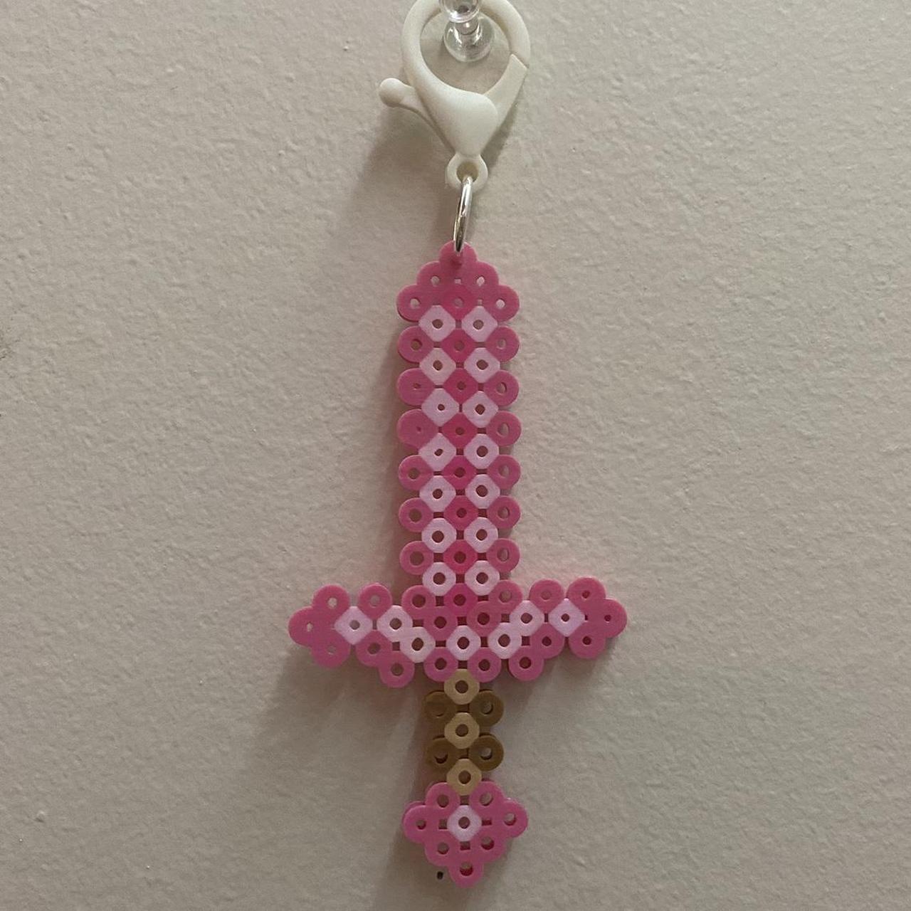 💟⛏️ Minecraft Pink and Purple Keychain Set 🗡️💗 All... - Depop
