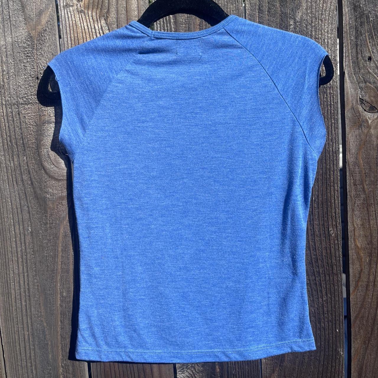 von dutch original cropped blue muscle tank! baby... - Depop