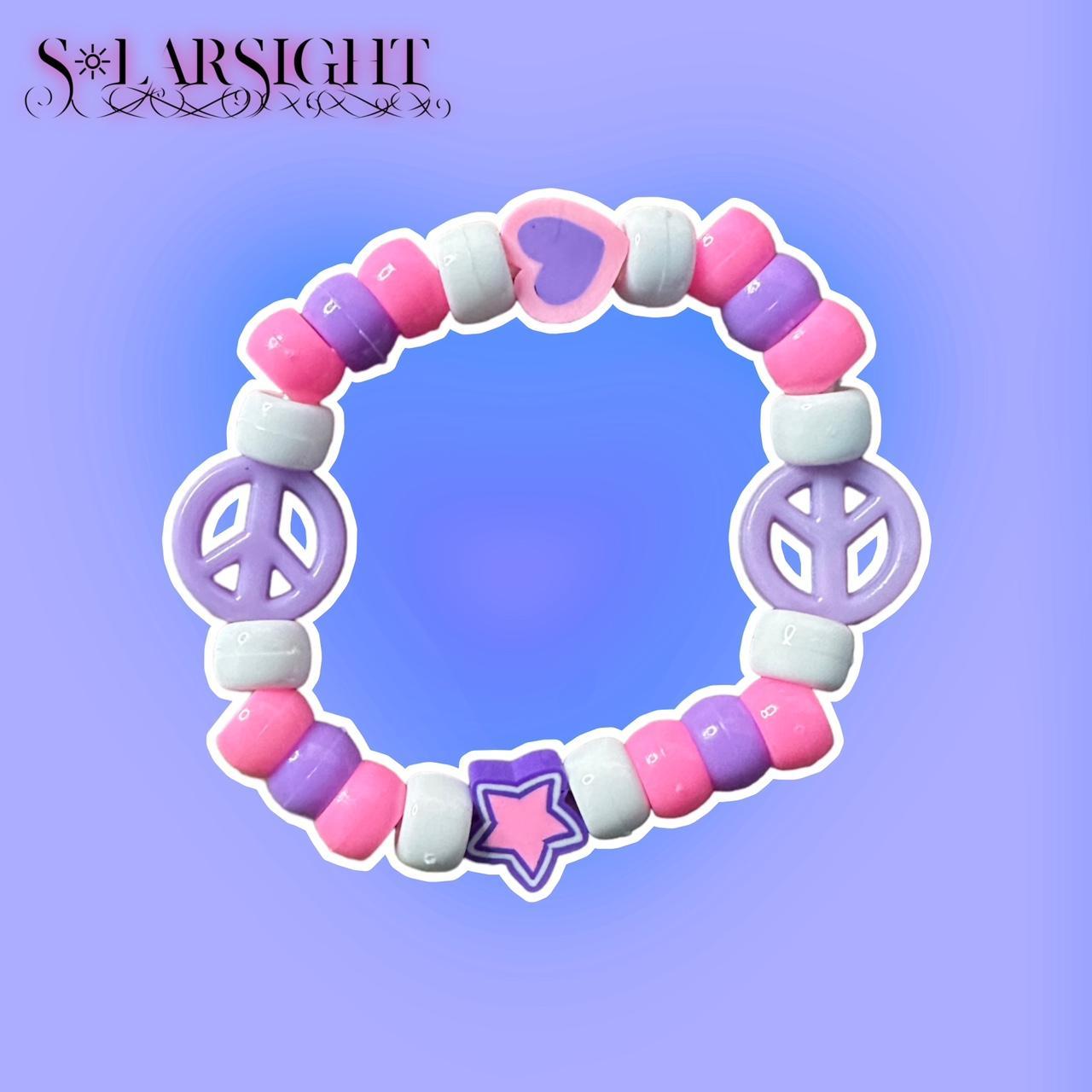 peace charm bracelet ♡ about 7 inches around, msg... - Depop