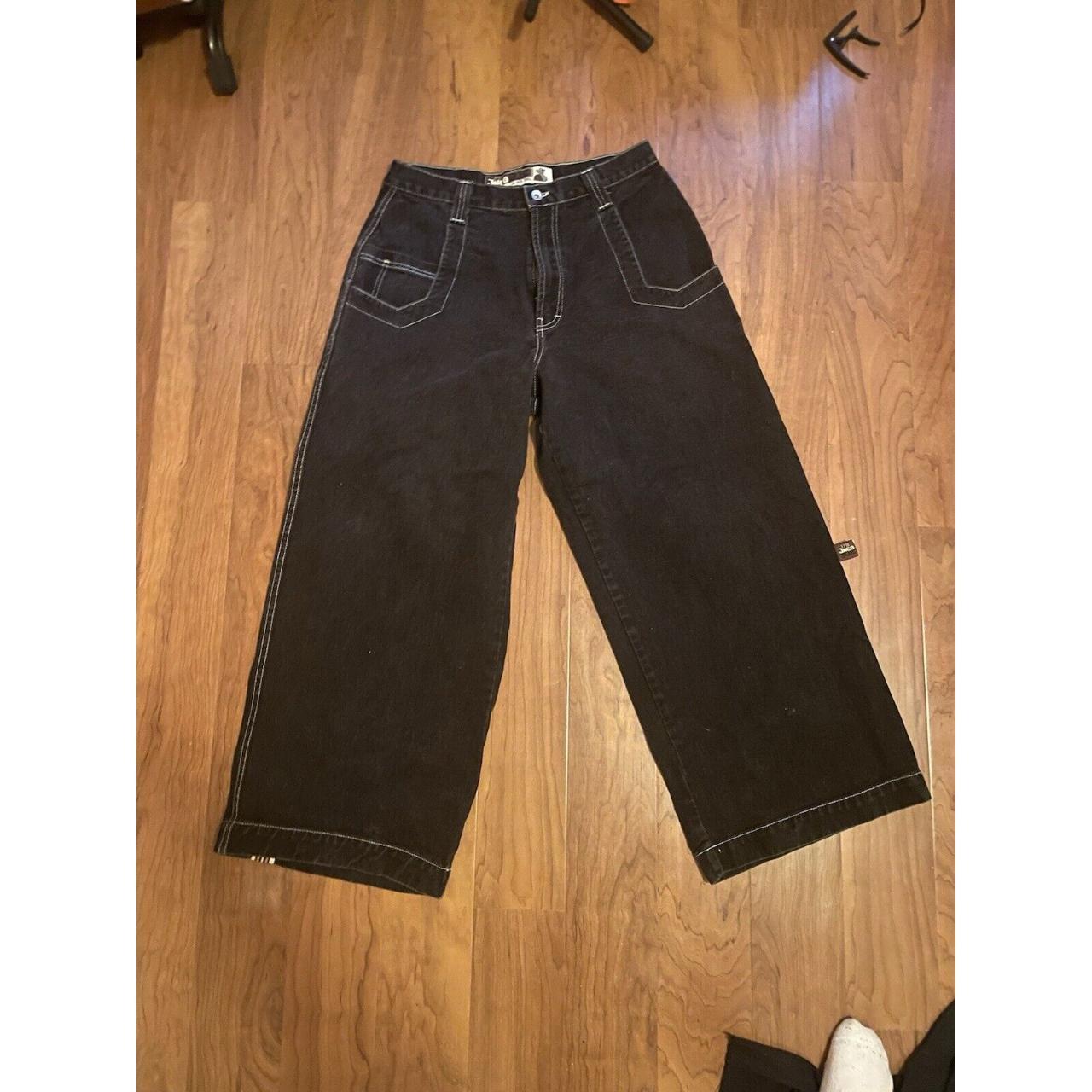 jnco jeans 34x30 SUPER RARE ⚠️ BLACK SLUG... - Depop
