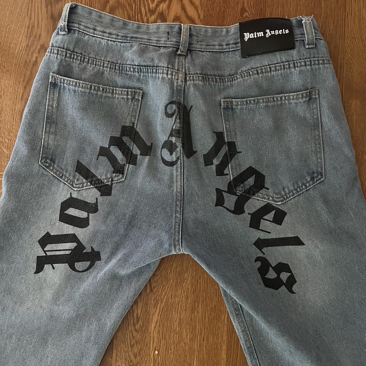 Palm Angels Jeans Used Send Offers $ #pa... - Depop