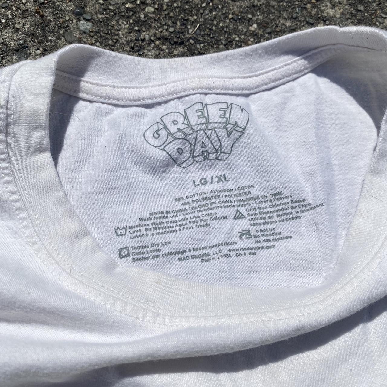 Green Day Kerplunk! flower punk rock t-shirt. Size... - Depop