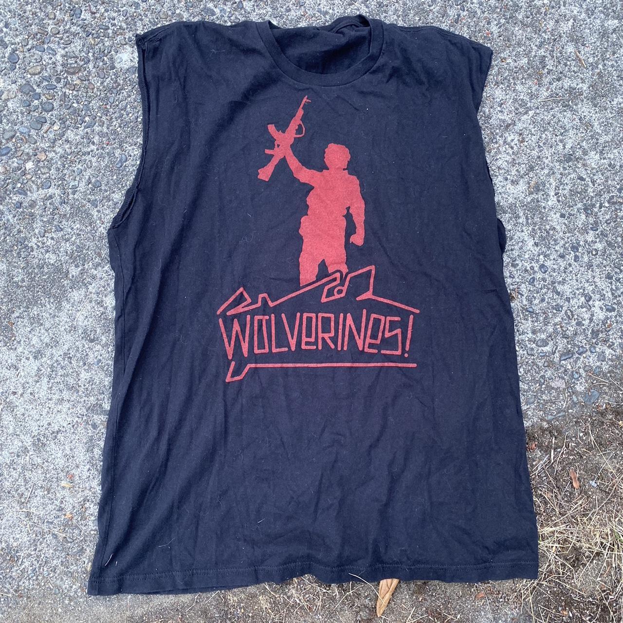 Red dawn Wolverines 1984 graphic tank top size... | Depop