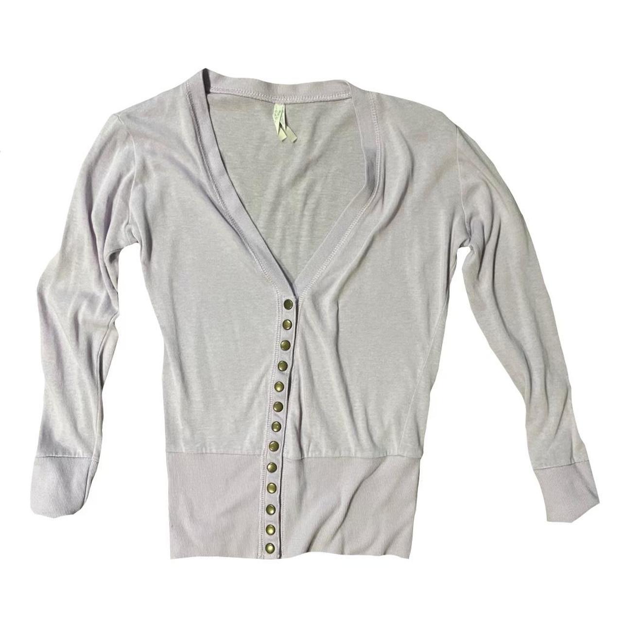 Zenana Women’s light purple button up cardigan! FREE... - Depop