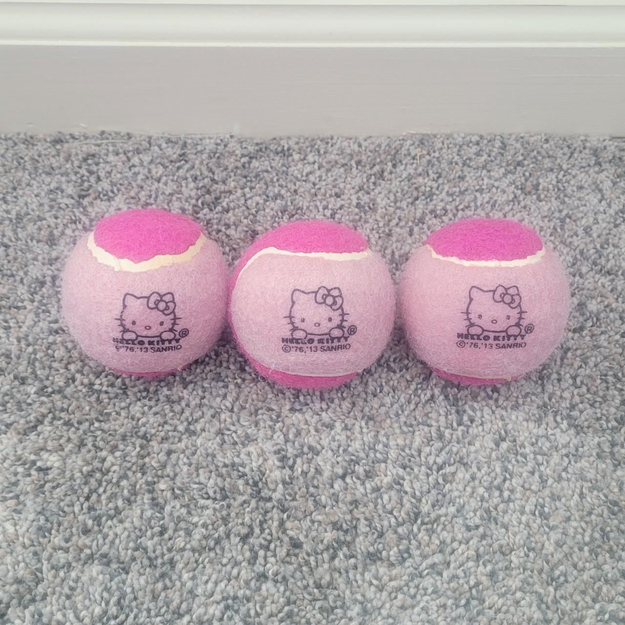 Hello Kitty Vintage Tennis Balls Excellent... - Depop