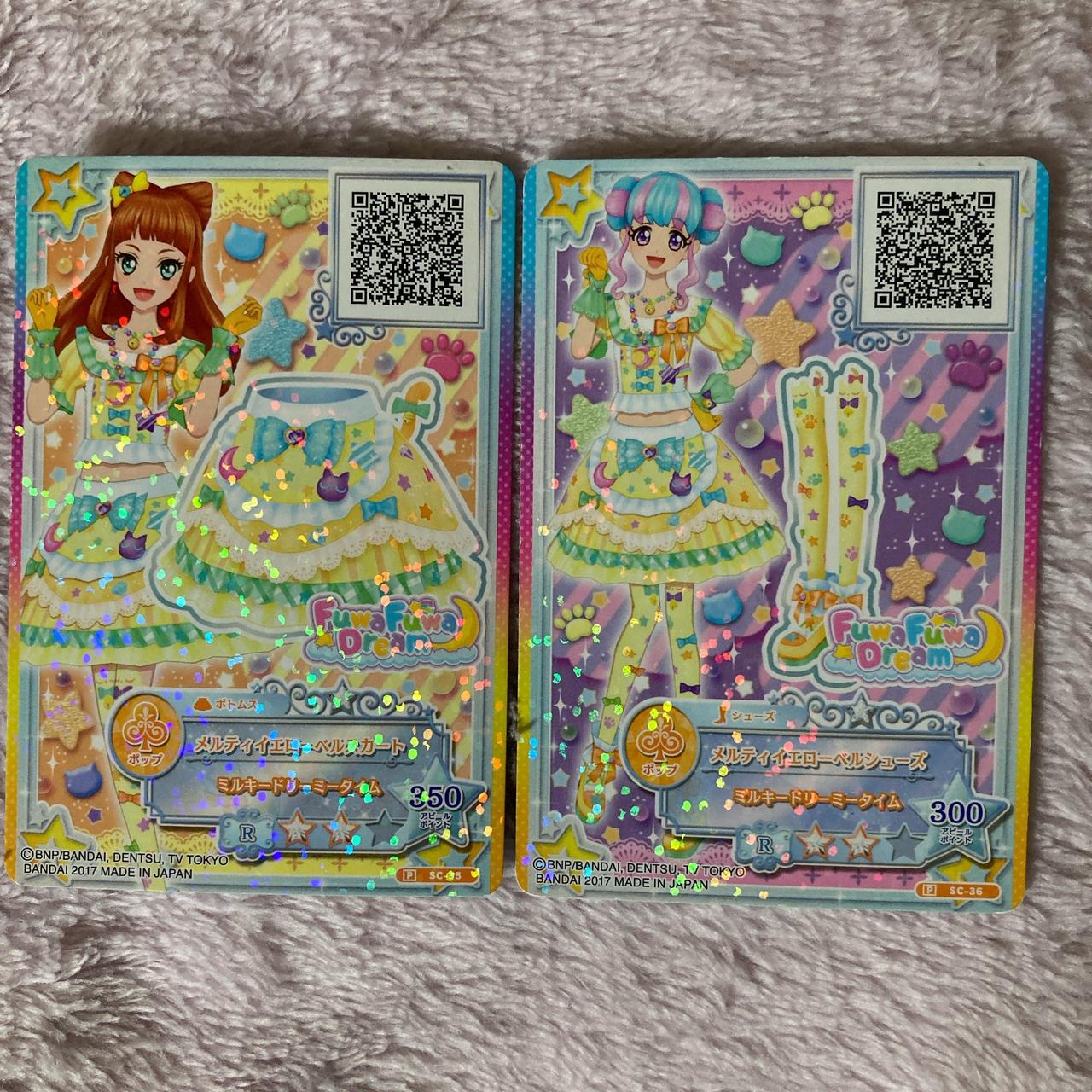 Melty Yellow Bell Coord Aikatsu cards to sell &... - Depop