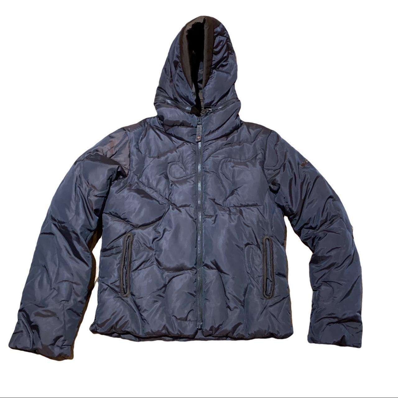 Vintage firetrap gorpcore puffer jacket in brown... - Depop