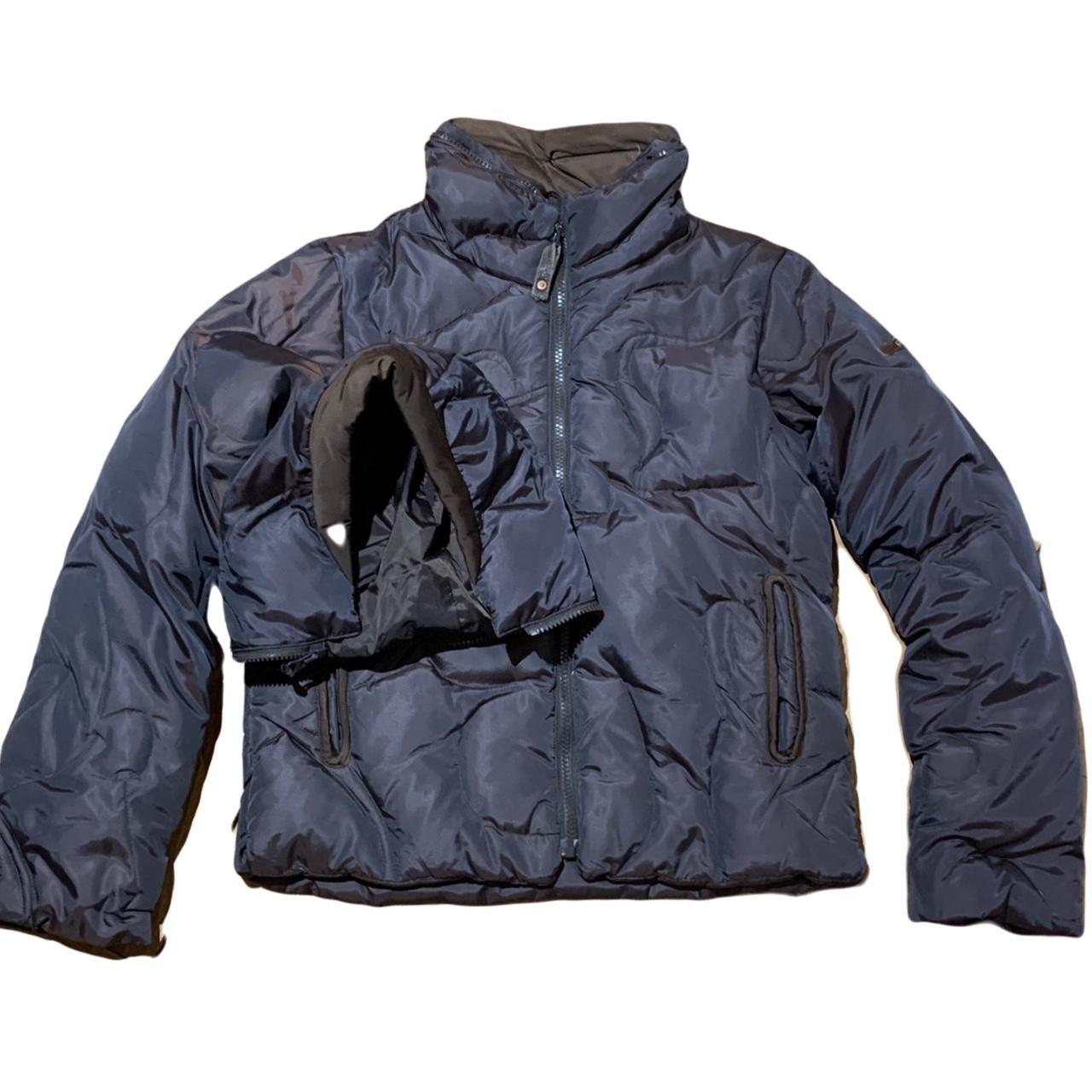 Vintage firetrap gorpcore puffer jacket in brown... - Depop