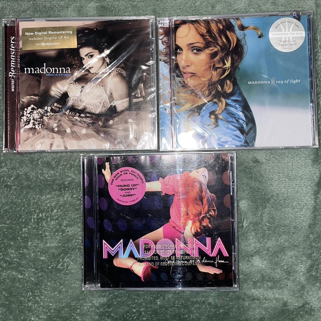 3 Madonna CDs Like A Virgin / Ray of Light /... - Depop