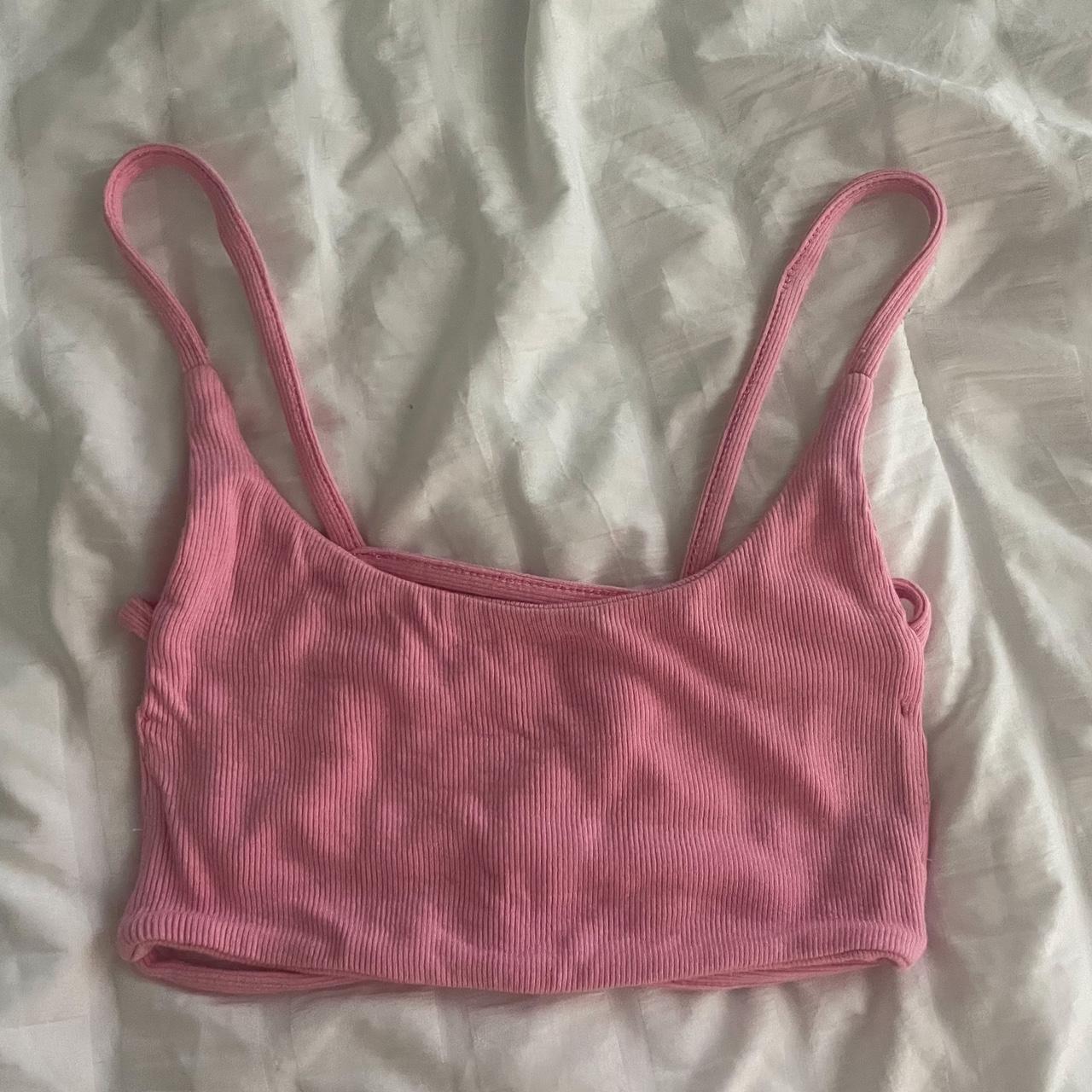 Pink going out top Bought from a boutique but don’t... - Depop