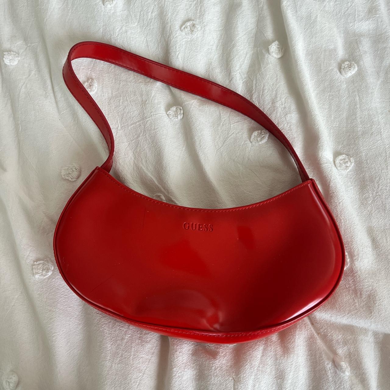 Red, Guess, y2k, shoulder bag - Depop