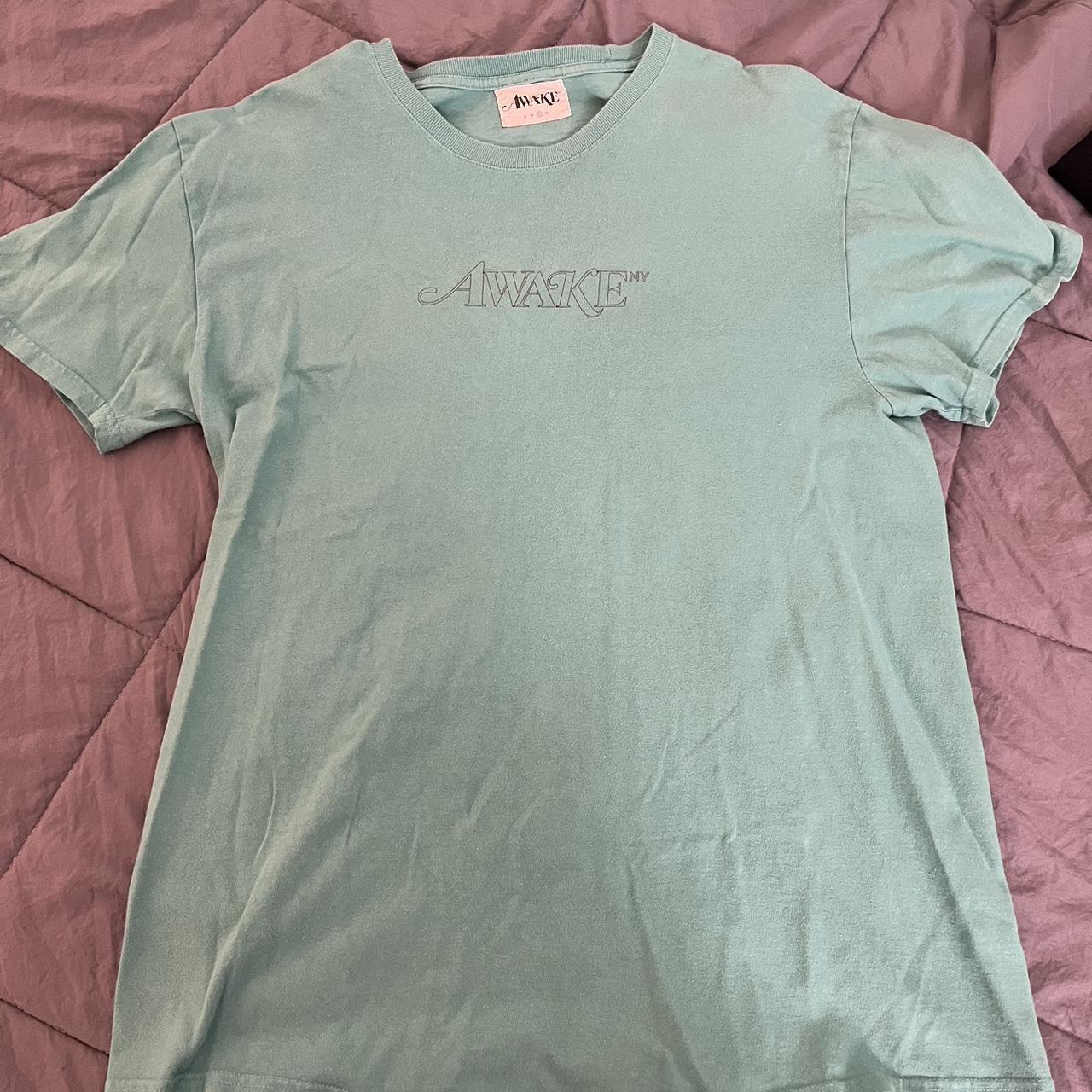 Awake NY logo shirt size large in good condition.... - Depop