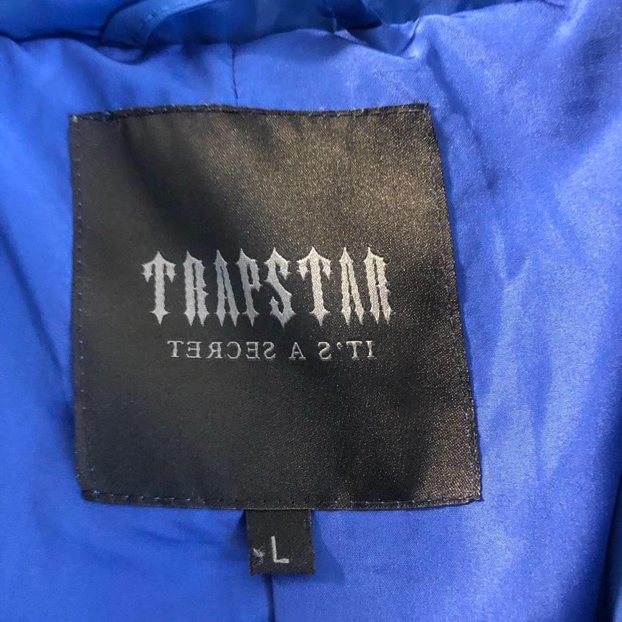 Trapstar Men's Orange and Blue Jacket | Depop