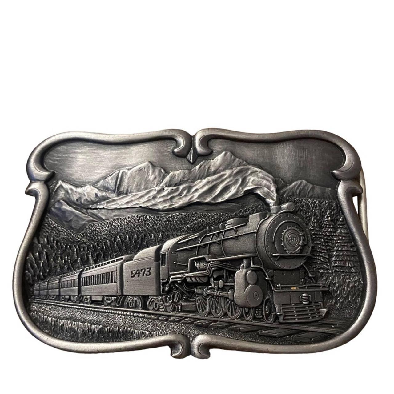 Vintage 1984 Railroad train Bergamot brass works... - Depop