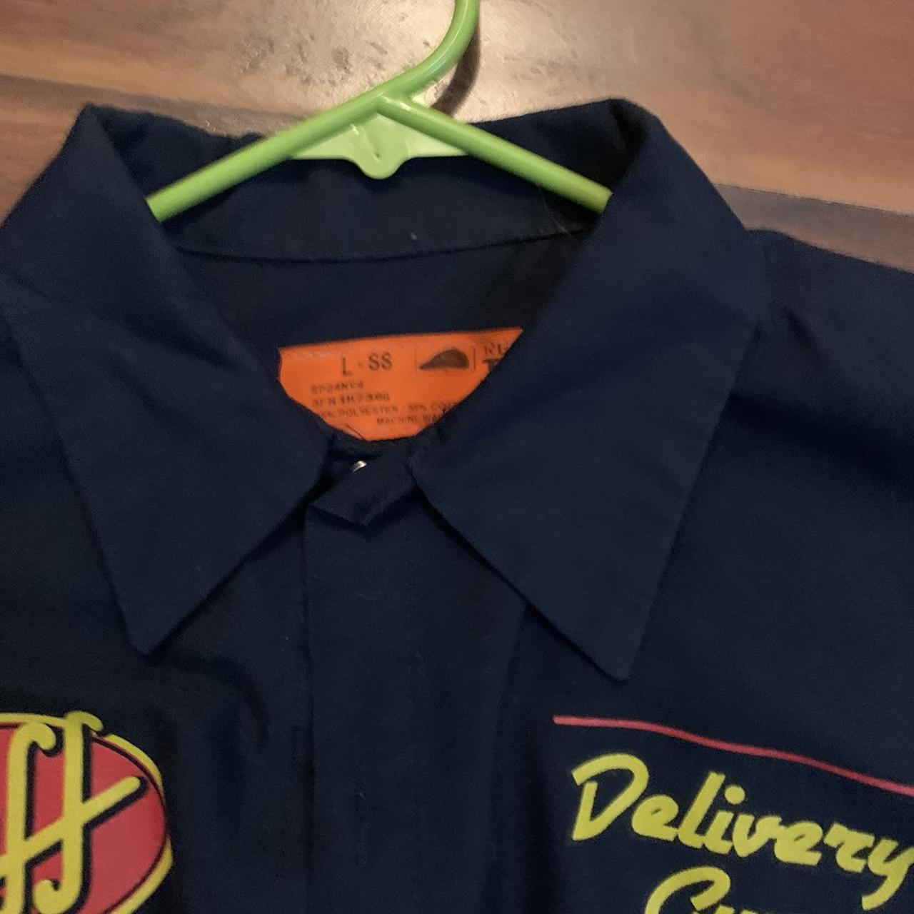 Simpsons Duff Beer delivery guy work shirt uniform.... - Depop
