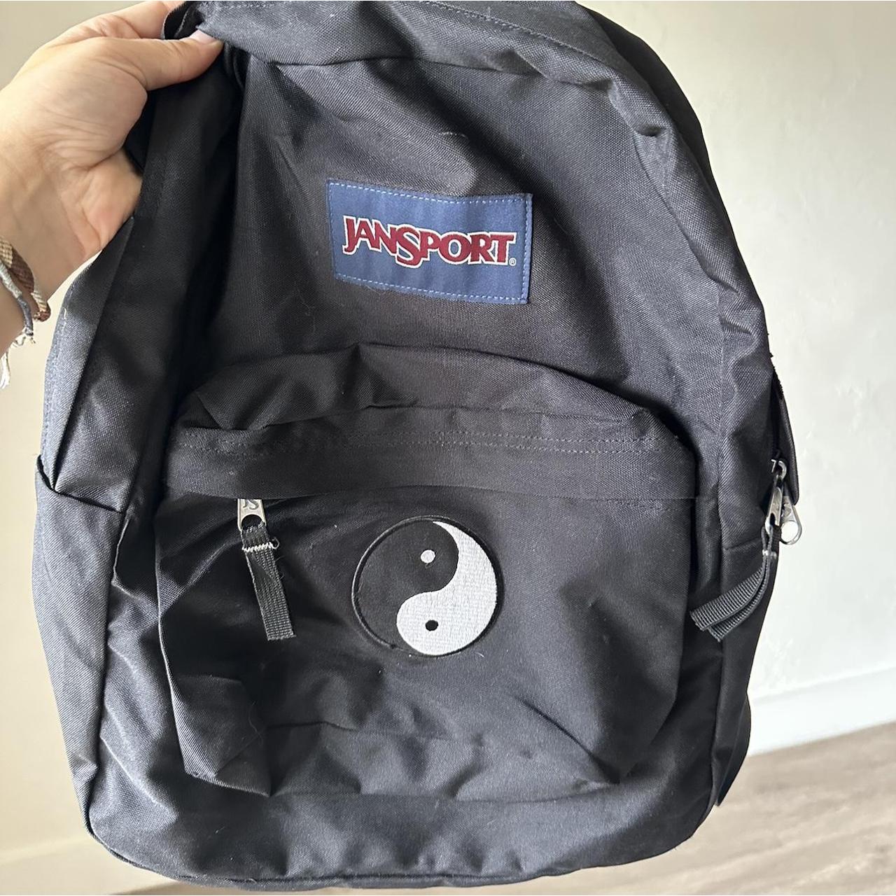 Yin Yang jansport backpack - Depop
