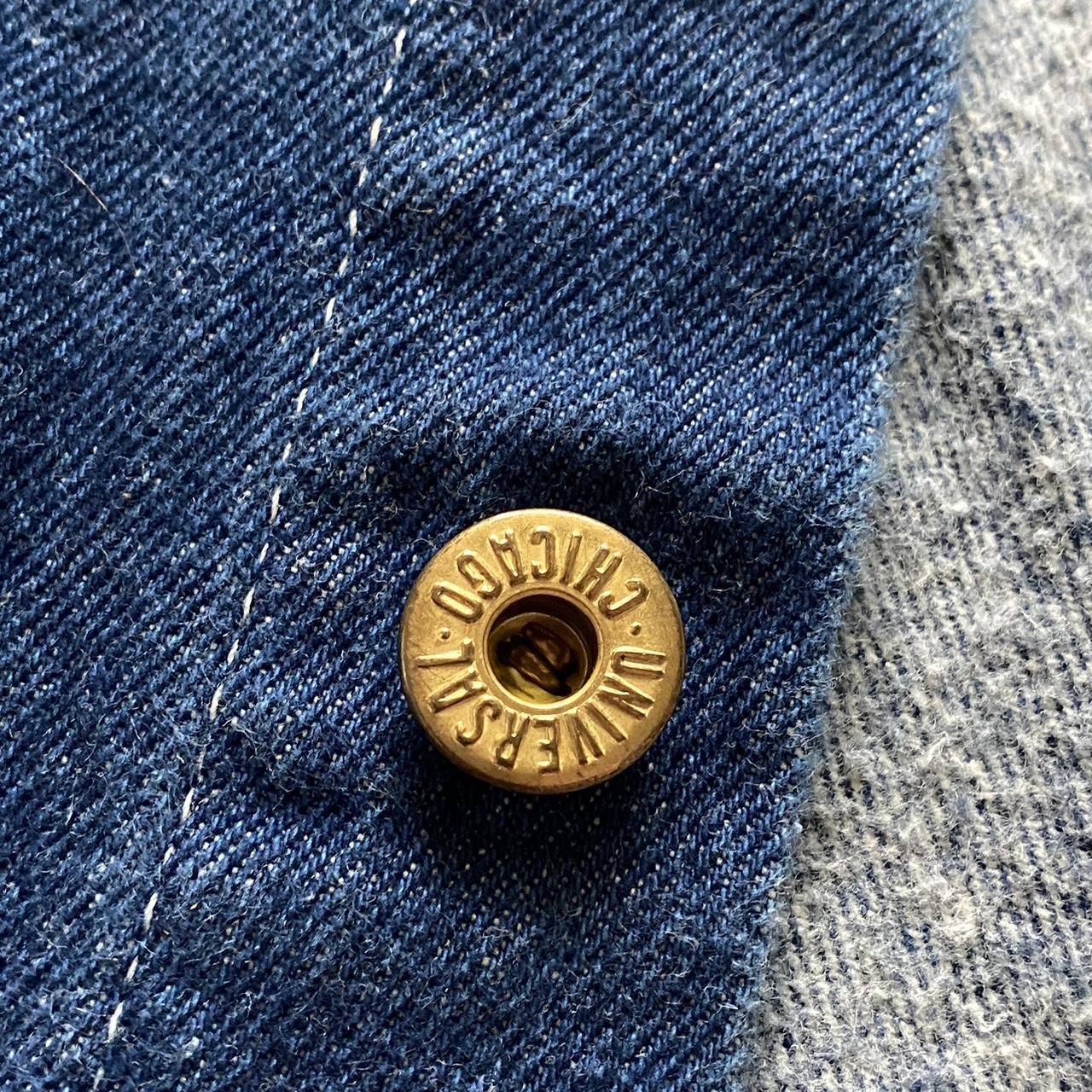 1950’s dark wash stonecutter chore coat Measures... - Depop