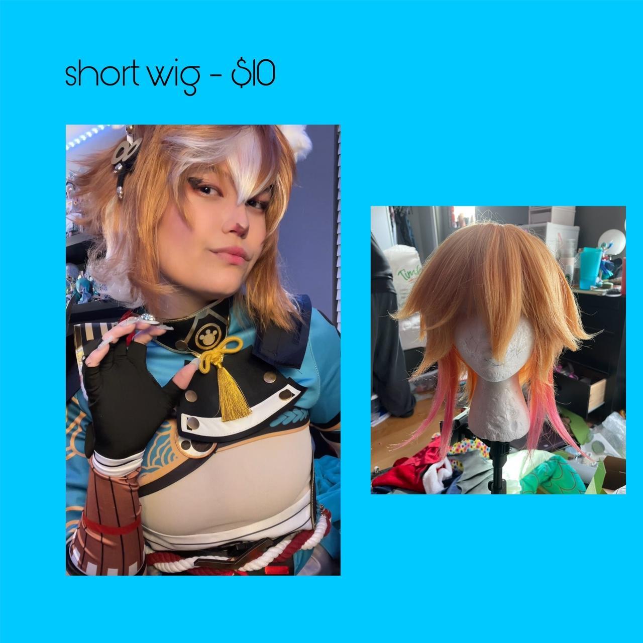 ON BREAK!! Cheap Cosplay Wig Comissions!! Base wig... | Depop