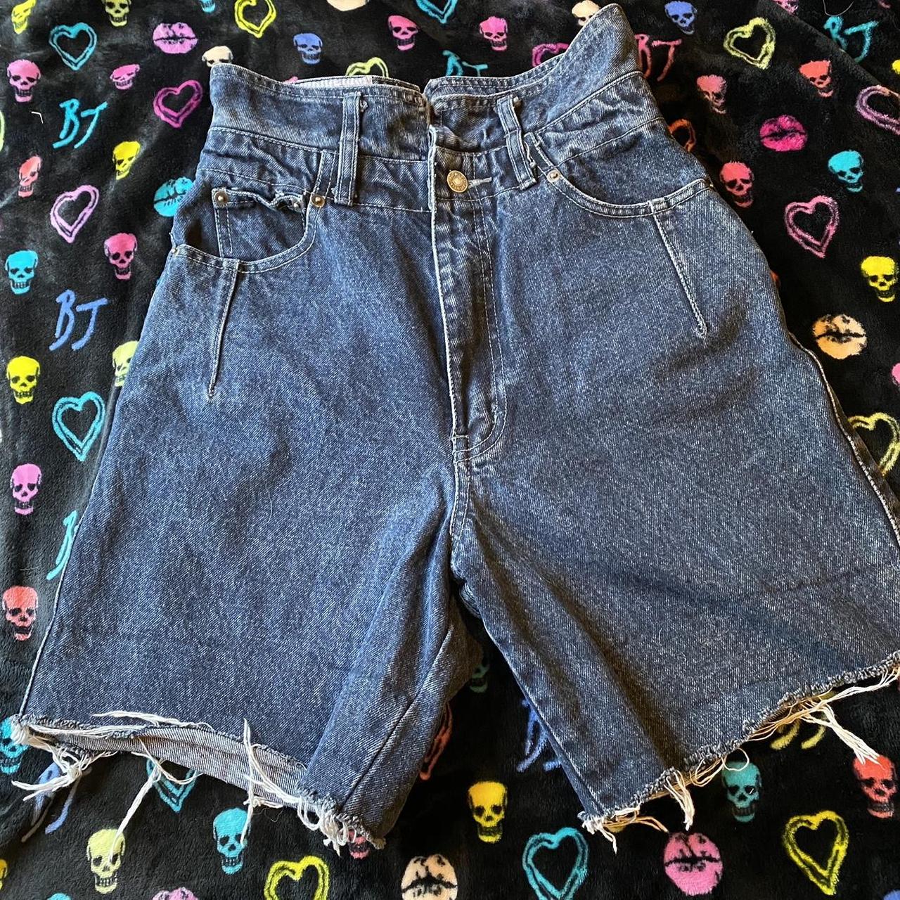 super sick distressed vintage jorts! these baby’s... - Depop