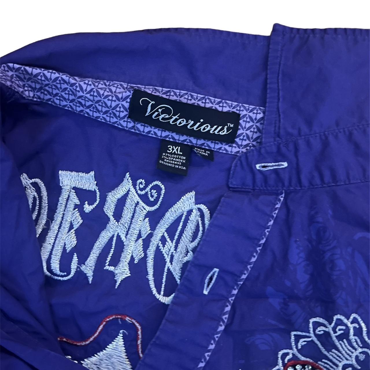 victorious button up long sleeve Size 3XL but fits... - Depop