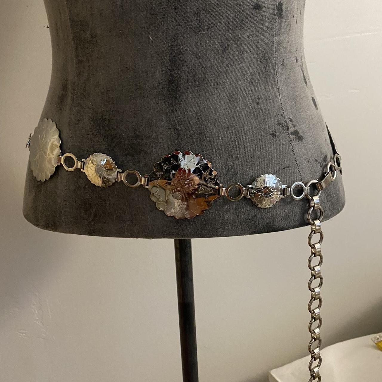 metal boho ish vibe belt - Depop