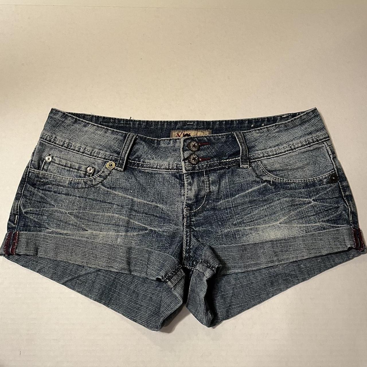 YMI jean shorts best fit a women’s seven no flaws... - Depop