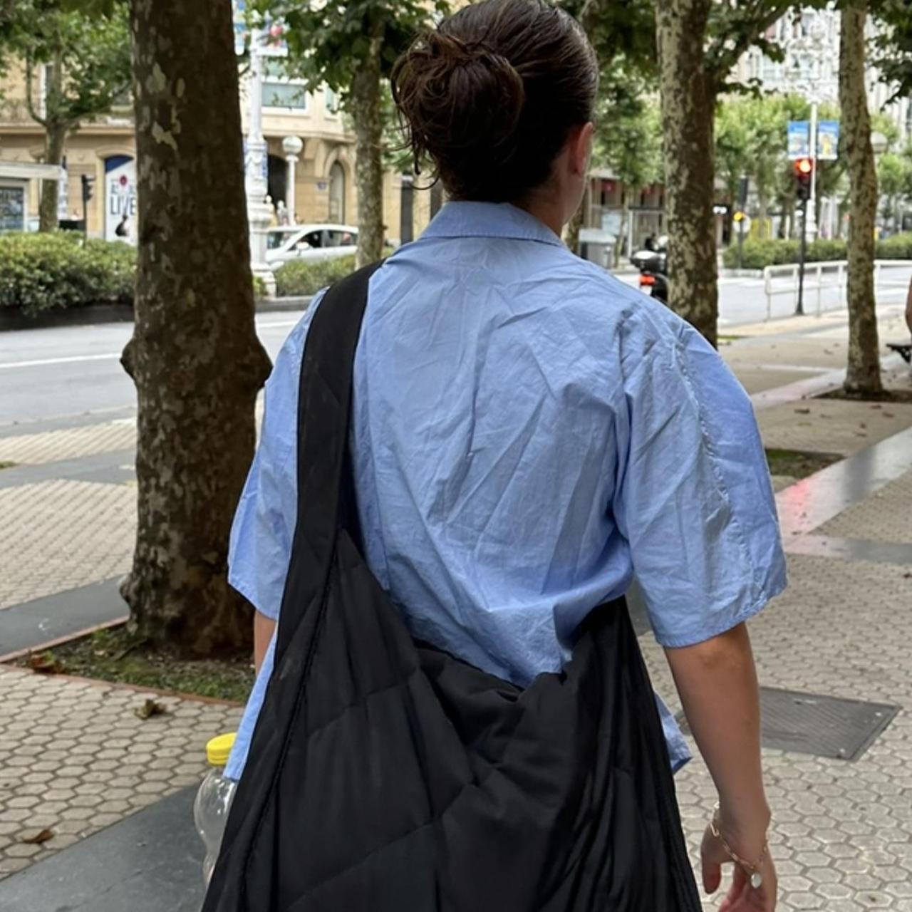 Beautiful blue COS button up. Perfect the summer.... - Depop