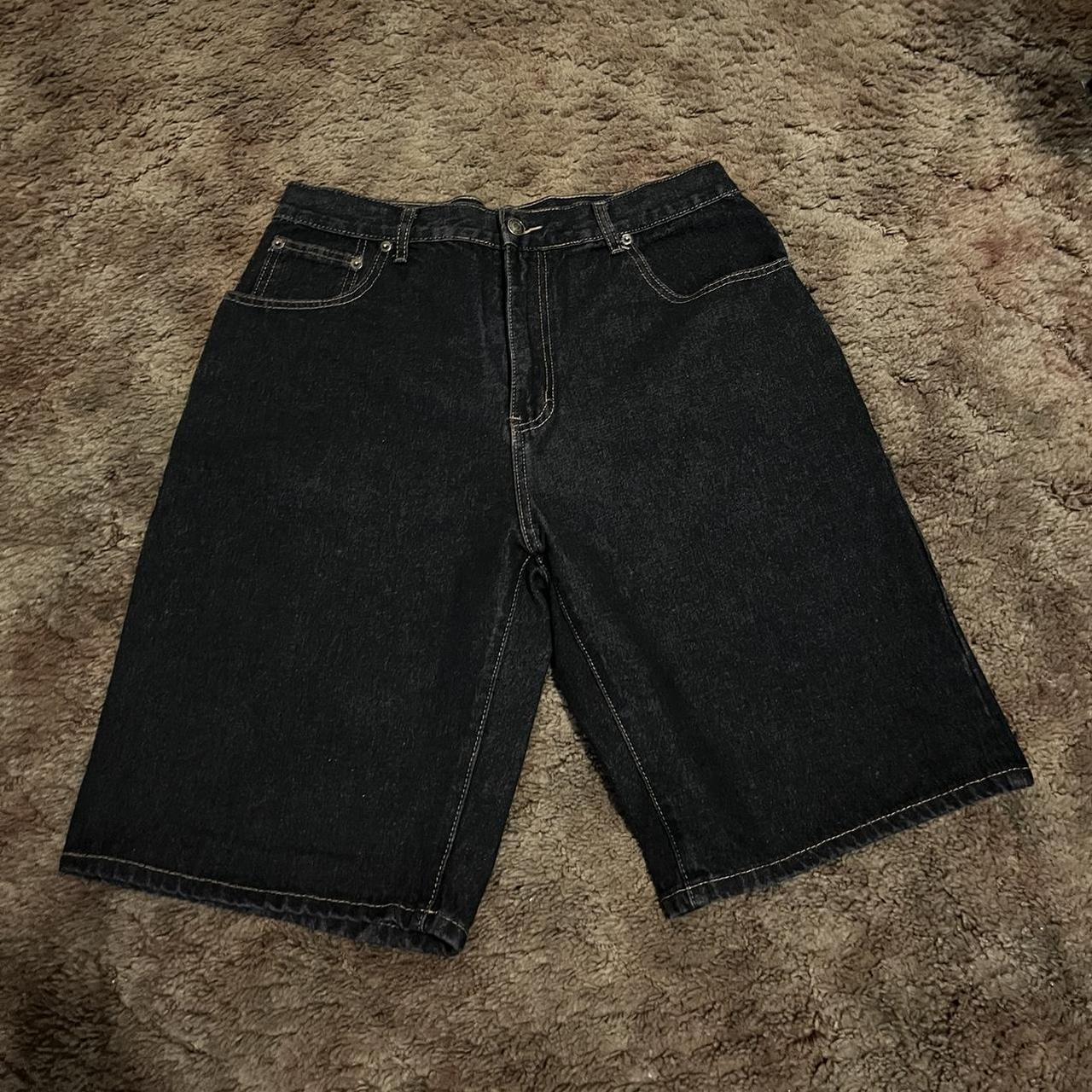 Oscar Jeans brand Jorts Size 34 Very Dark blue... - Depop