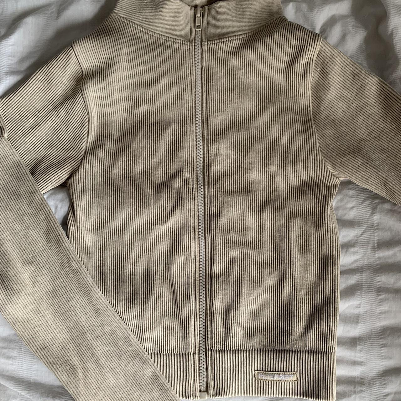 Pretty little thing BBL jacket in Stone 🤍 never worn... - Depop